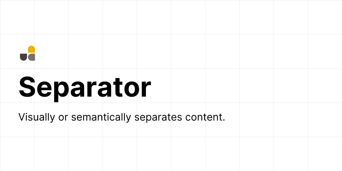 Separator - Una UI